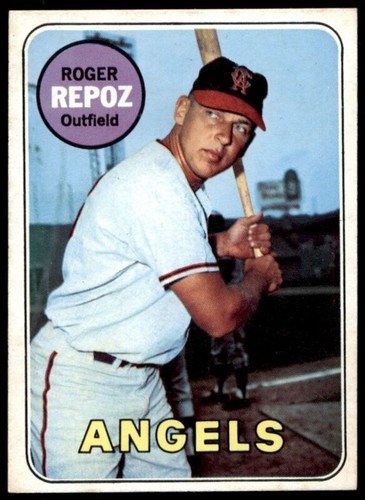 1969 TOPPS ROGER REPOZ 103 EXMT BASEBALL CALIFORNIA ANGELS | eBay