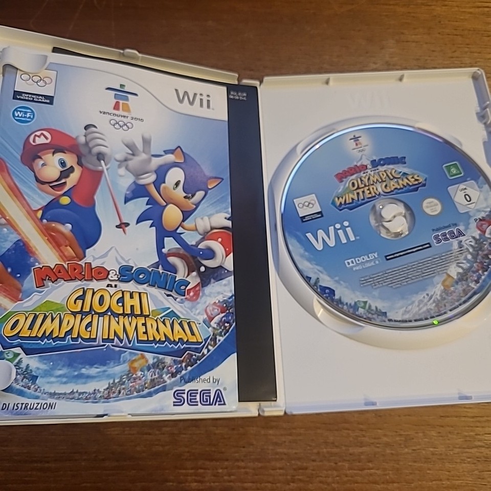 MARIO & SONIC AI GIOCHI OLIMPICI INVERNALI NINTENDO WII E WII U ...