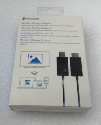 Microsoft Wireless Display V2 Adapter Model 1733 Mircast HDMI & USB ...