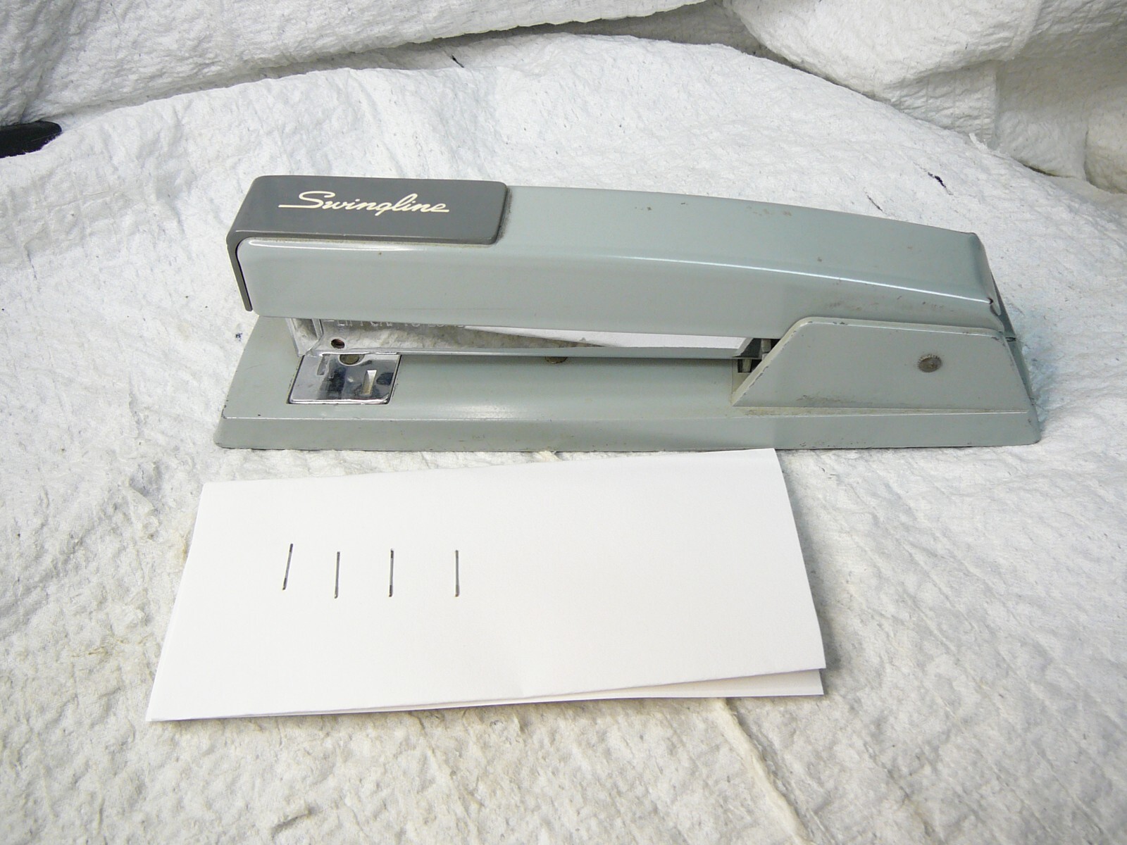 Vintage 70s 80s Swingline USA 747 Model Grey Metal Desk Stapler | eBay