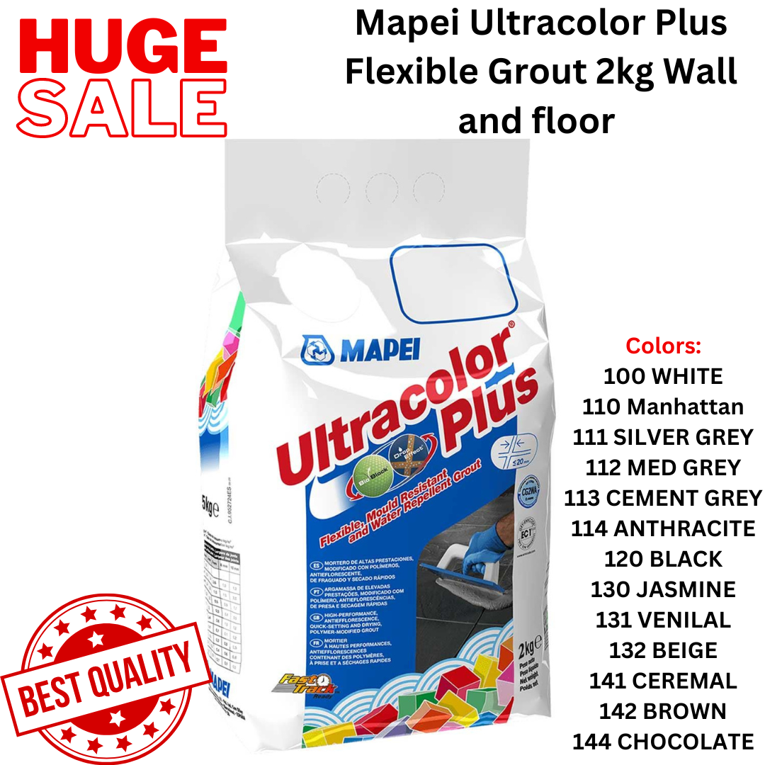 Mapei Grout Ultracolor Plus Flexible 2kg Wall and floor All Color ...