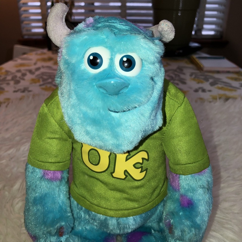 MONSTERS INC Talking My Scare Pal Plush Monsters University Sulley Doll ...