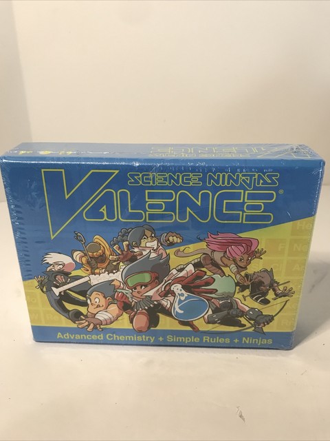 Valence Science Ninjas Card Game Advanced Chemistry Ages 8 up EUC for ...