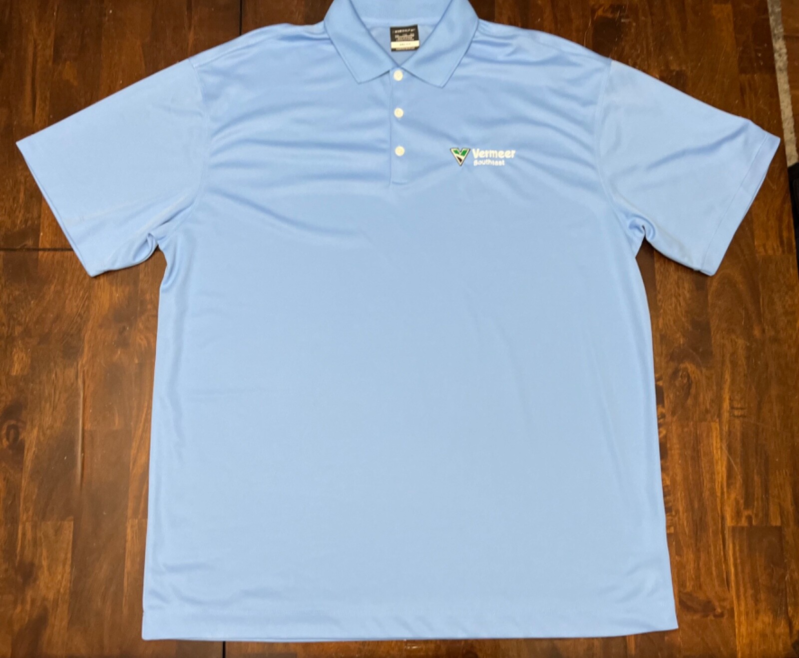 Nike Dri-Fit “Vermeer Southeast” Light Blue Polo Shir… - Gem