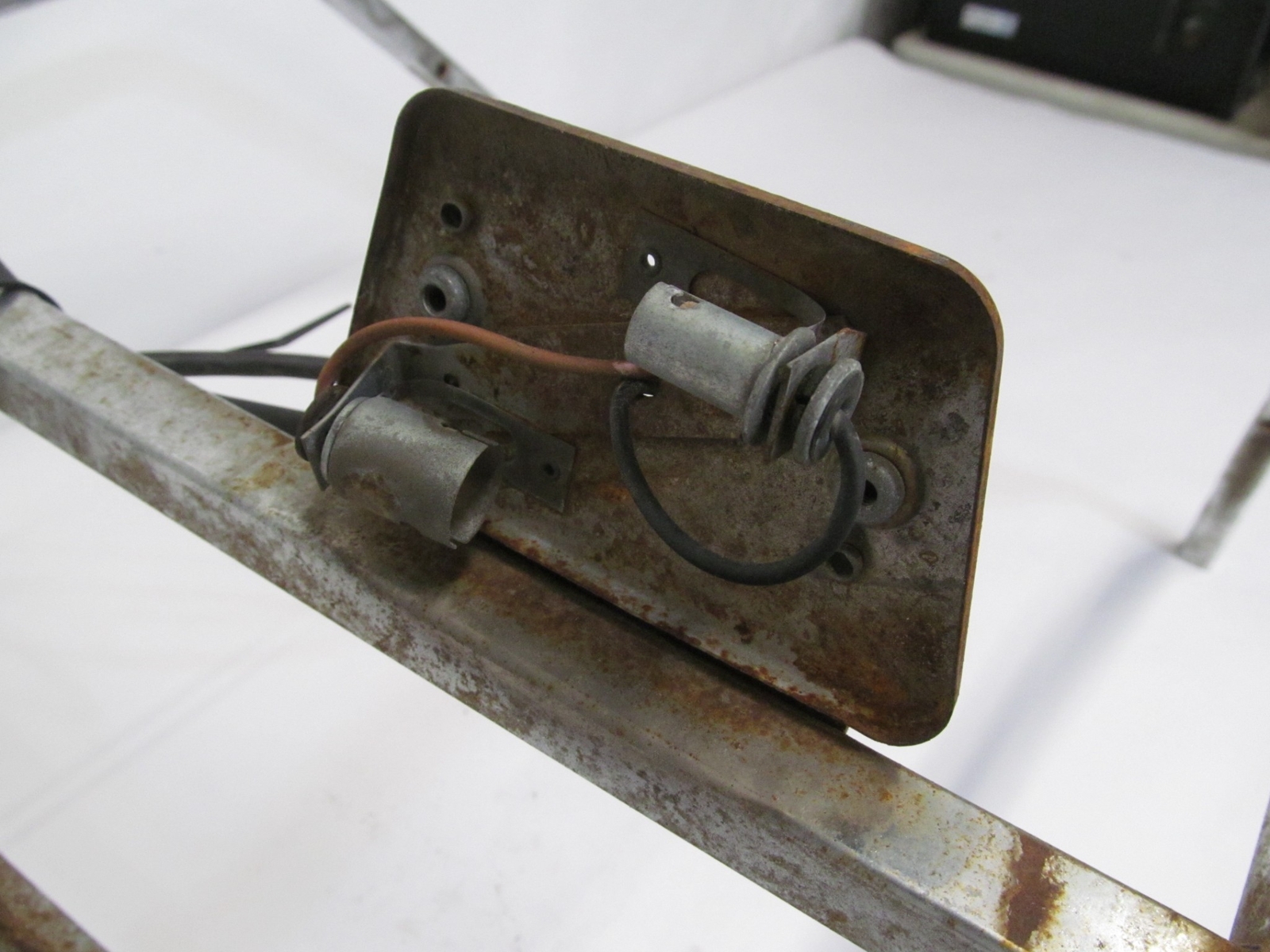 1971 ARCTIC CAT PANTHER REAR BUMPER RACK WITH HITCH AND TAIL LIGHT ...