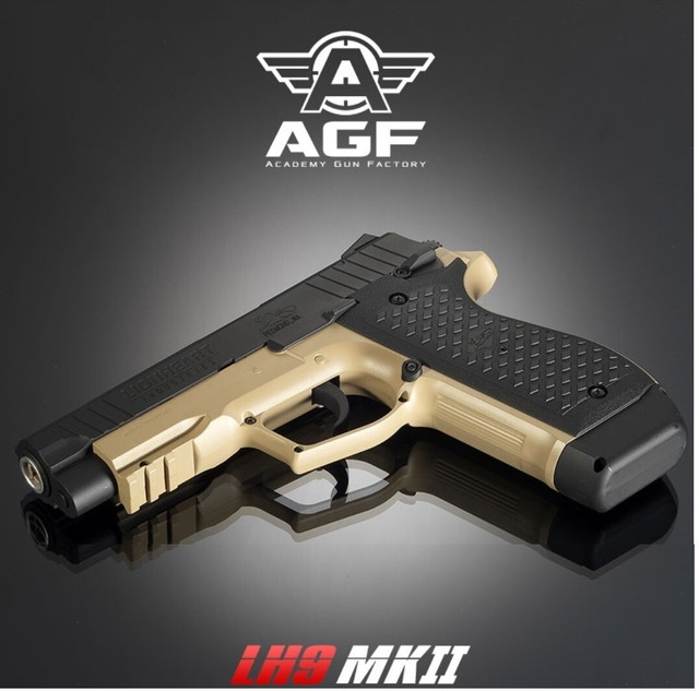 Academy #17414 Electric Powered Blowback Lh9 MKII Pistol Airsoft 6mm BB ...