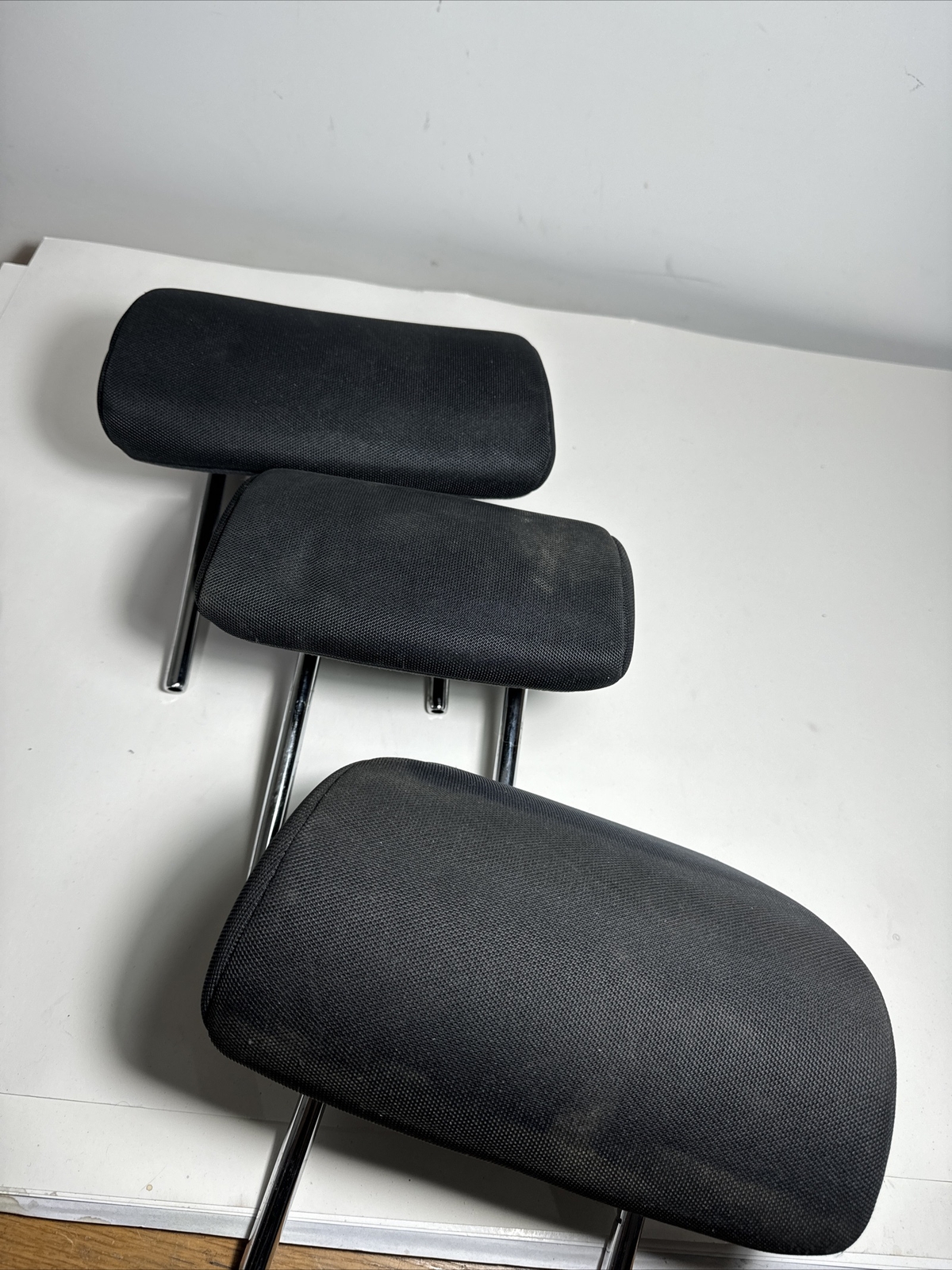 OEM 2005-2010 SCION TC 2ND ROW REAR HEAD RESTS 3 HEADRESTS SET BLACK ...