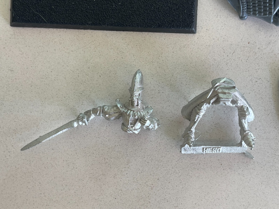 High Elf Prince / Noble on Steed | Warhammer The Old World OOP Metal ...