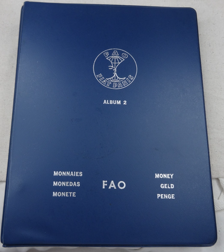 FAO Album 2 Agriculture 34 Coins 4 Page 1970s Food India Panama Uruguay ...