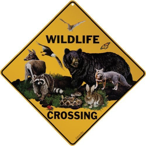 Crosswalks Wildlife Crossing 12" X Aluminum Sign for sale online | eBay