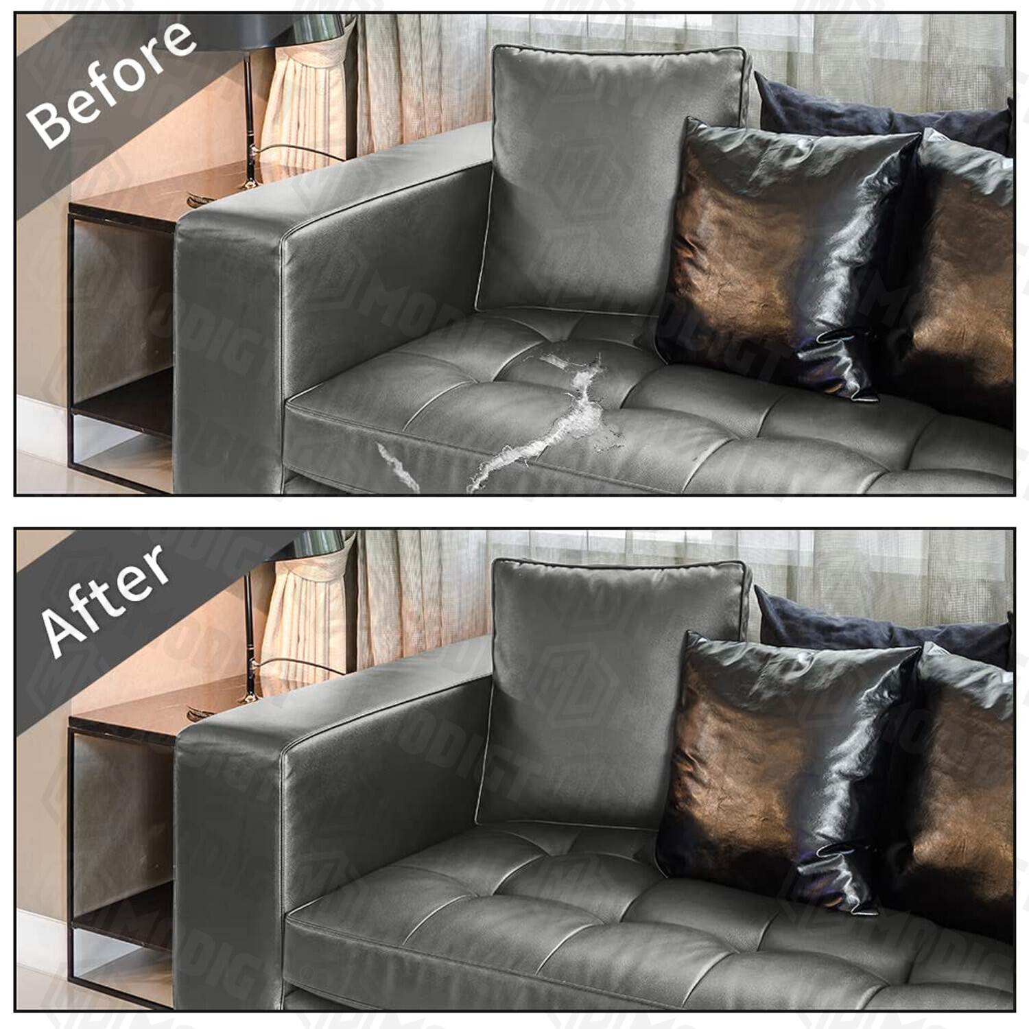 20x150cm Self Adhesive Leather Repair Patches Kit Sofa Couch Car Seats ...