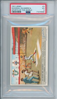 1951 Liebig #3 TED WILLIAMS Baseball in America PSA 3 VG | eBay