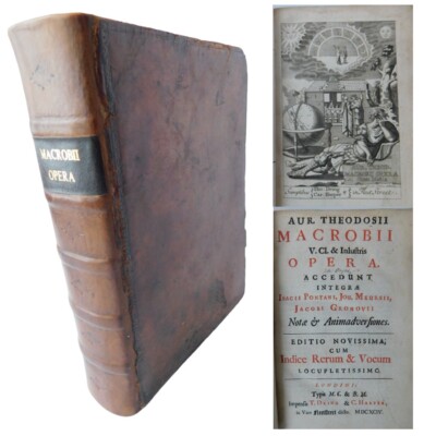 1694 - Macrobius Works (Opera) 1st Edition printed in England, Full ...