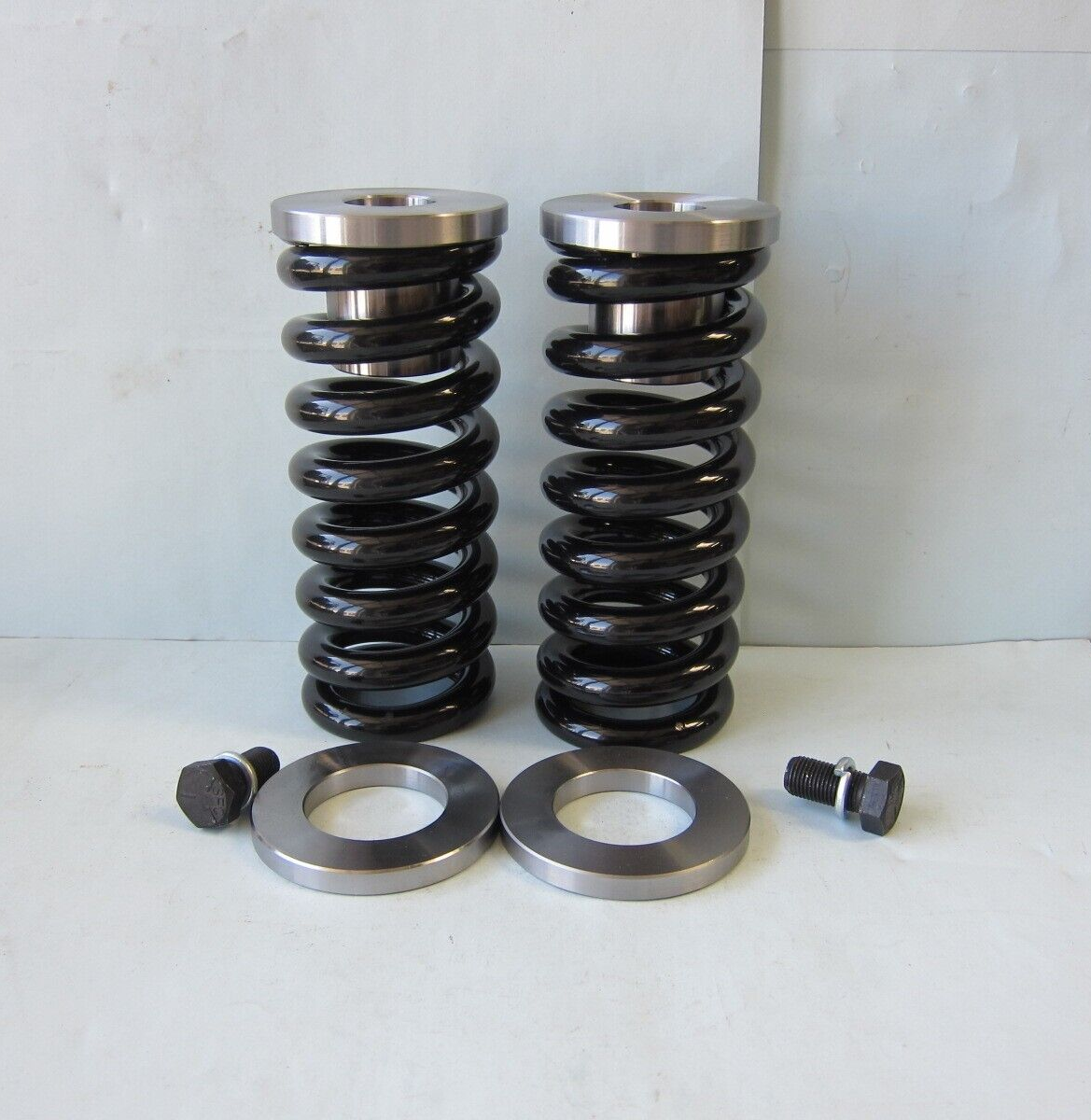 Lowrider Hydraulics Mini/Euro coils, 6.5" long, flat edges, cups ...