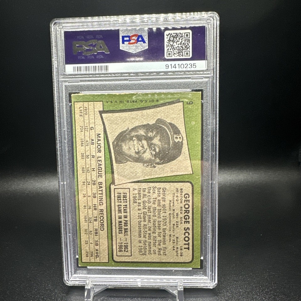 Vintage MLB-1971 Topps - #9 George Scott Boston Red Sox | eBay