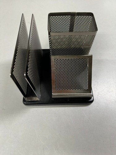 Office Desk Kit - Eldon Organizer - Wire Mesh Modern - Notes, Pens ...