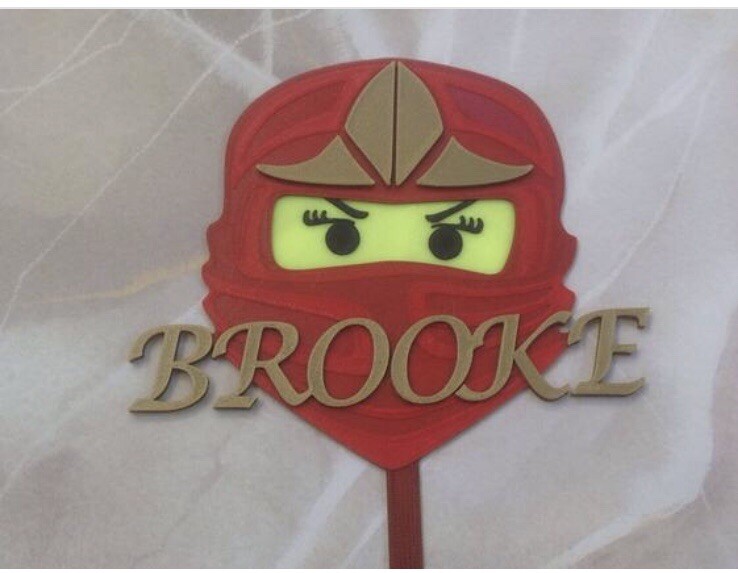 Ninja Mask Inspired by Ninjago Custom Cake Topper | eBay