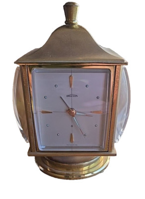 Vintage Angelus Swiss Weather Station 8 Day Desk Clock | eBay