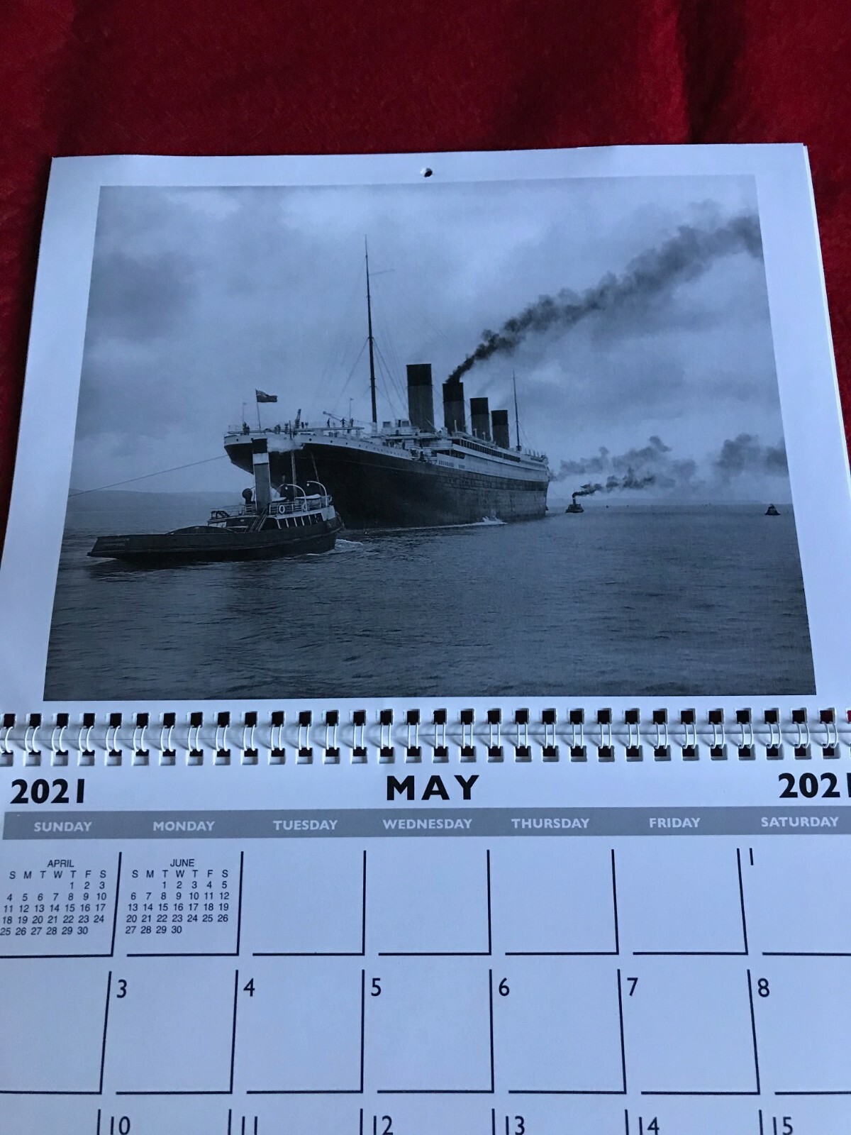 THE BEST TITANIC CALENDAR FOR 2021, 12 MONTH WALL CALENDAR, INCREDIBLE ...