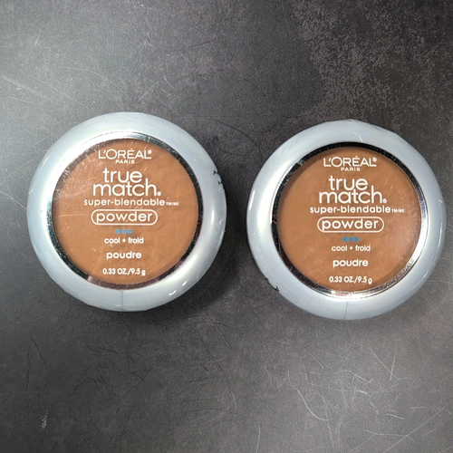 True Match Powder C7 Nut Brown Neutral Cool L'Oreal 2pcs Blendable ...