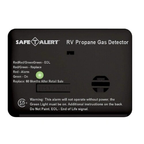 MTI 20-441-P-BL Safe-T-Alert RV Mini Propane Leak Detector Alarm; LP ...
