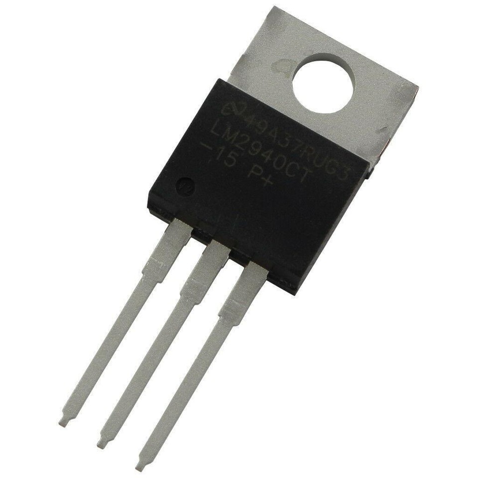 Texas Instruments LM2940CT-15 Low Dropout 1A+15V Voltage Regulator ...