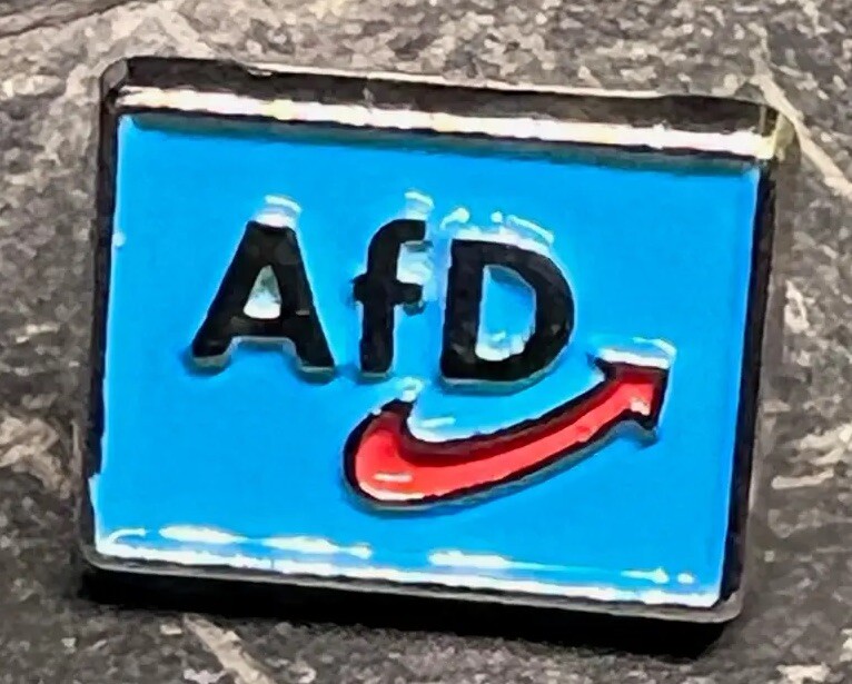 AfD Pin AfD Original , verchromt emailliert (Kurzlogo) | eBay.de