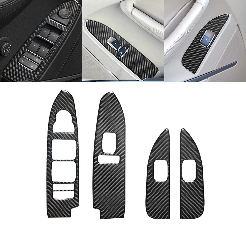 31pcs Carbon Fiber Full Set Interior sticker Trim For Cadillac CTS 2008 ...