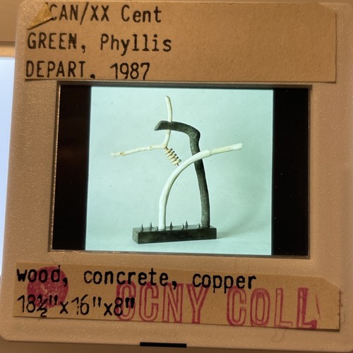 Phyllis Green “Depart" Modern Sculpture 35mm Art Slide | eBay