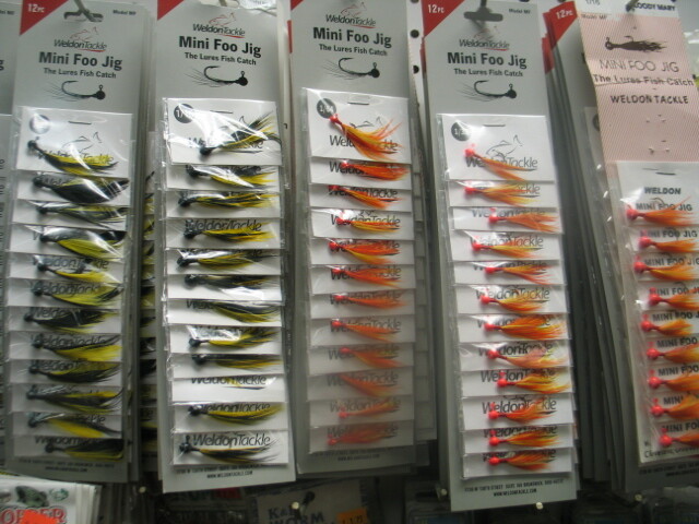 Lot Of 12 Weldon Mini Foo Jigs 1/32oz RED HEAD / BLACK Steelhead/Trout ...