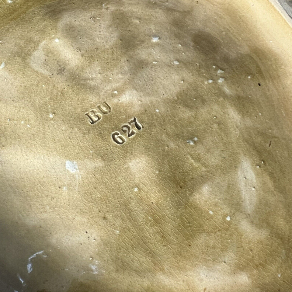 Brothers Urbach Majolica Girls Playing Boys Fighting Figures in Pottery ...