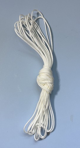 10 Yards Ninjalax Sidewall Topstring #3 (3/32”) Dia. White Cord String ...