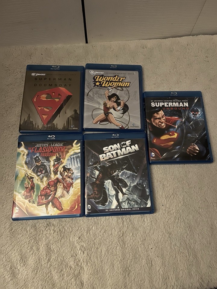 23 Superhero Movies BluRay DVD Lot MARVEL DC Batman Wolverine Avengers ...