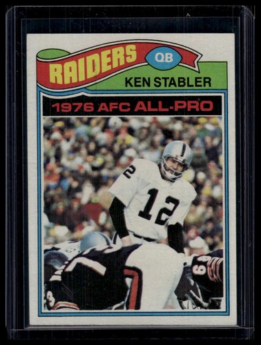 1977 Topps #110 Ken Stabler | eBay