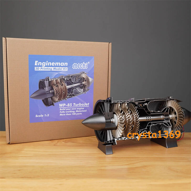 1:3 Scale Aircraft Turbojet Engine Model Kit WP-85 Plane DIY 100 Pcs ...