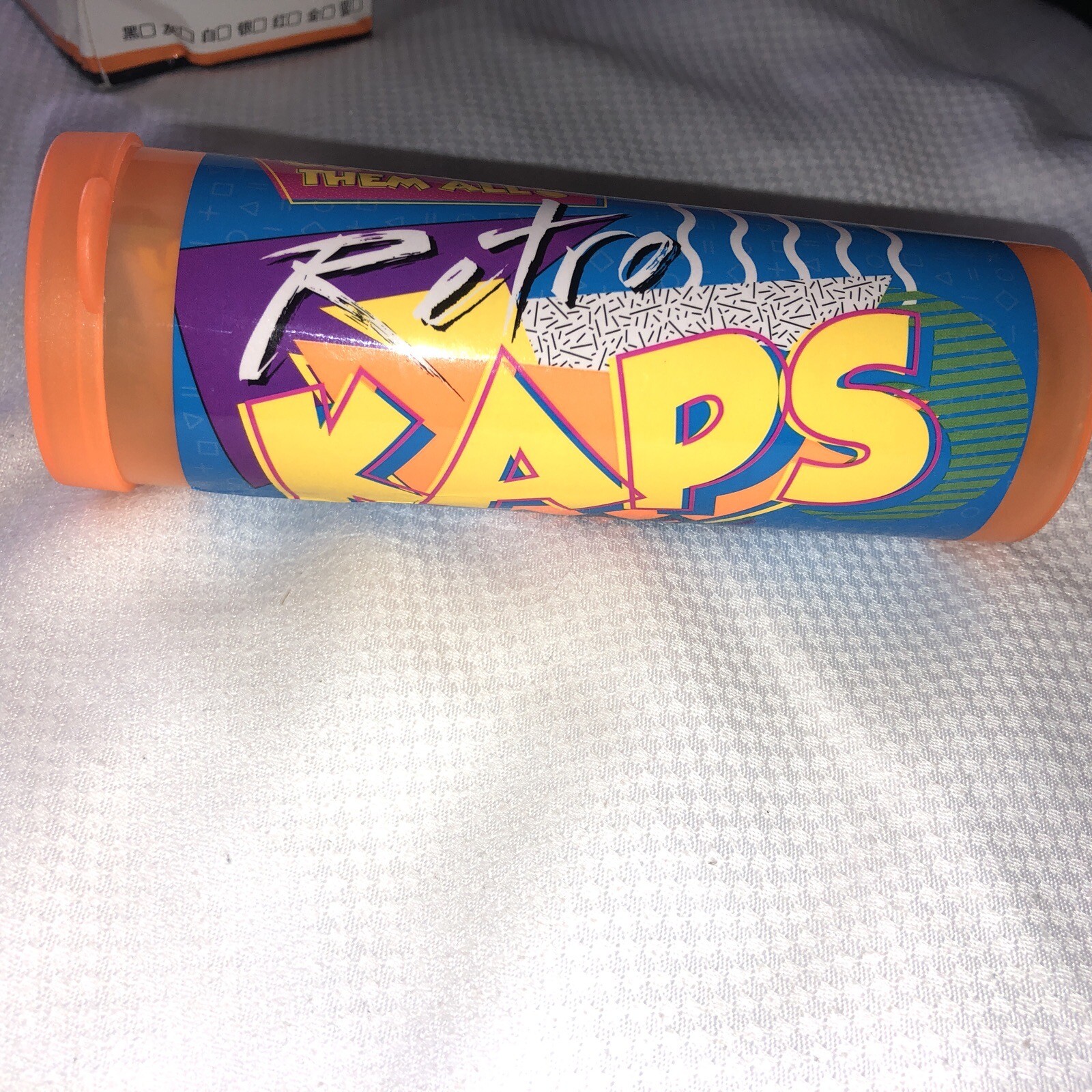 Retro Kaps Tubes - 20 Pogs 2 Metal Slammers Storage Tube 2purple 1 Red ...