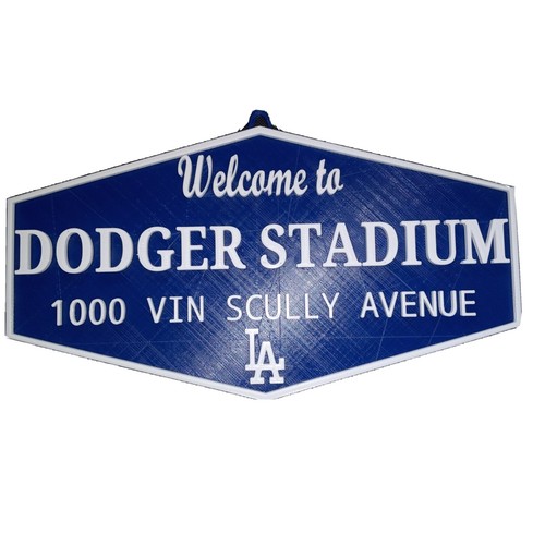 LA DODGERS 3D Stadium SIGN MLB BASEBALL MAN CAVE-3D printed 19"×13" | eBay