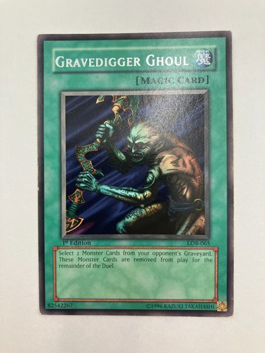 Yu-Gi-Oh! TCG Gravedigger Ghoul Legend of Blue Eyes White Dragon LOB ...