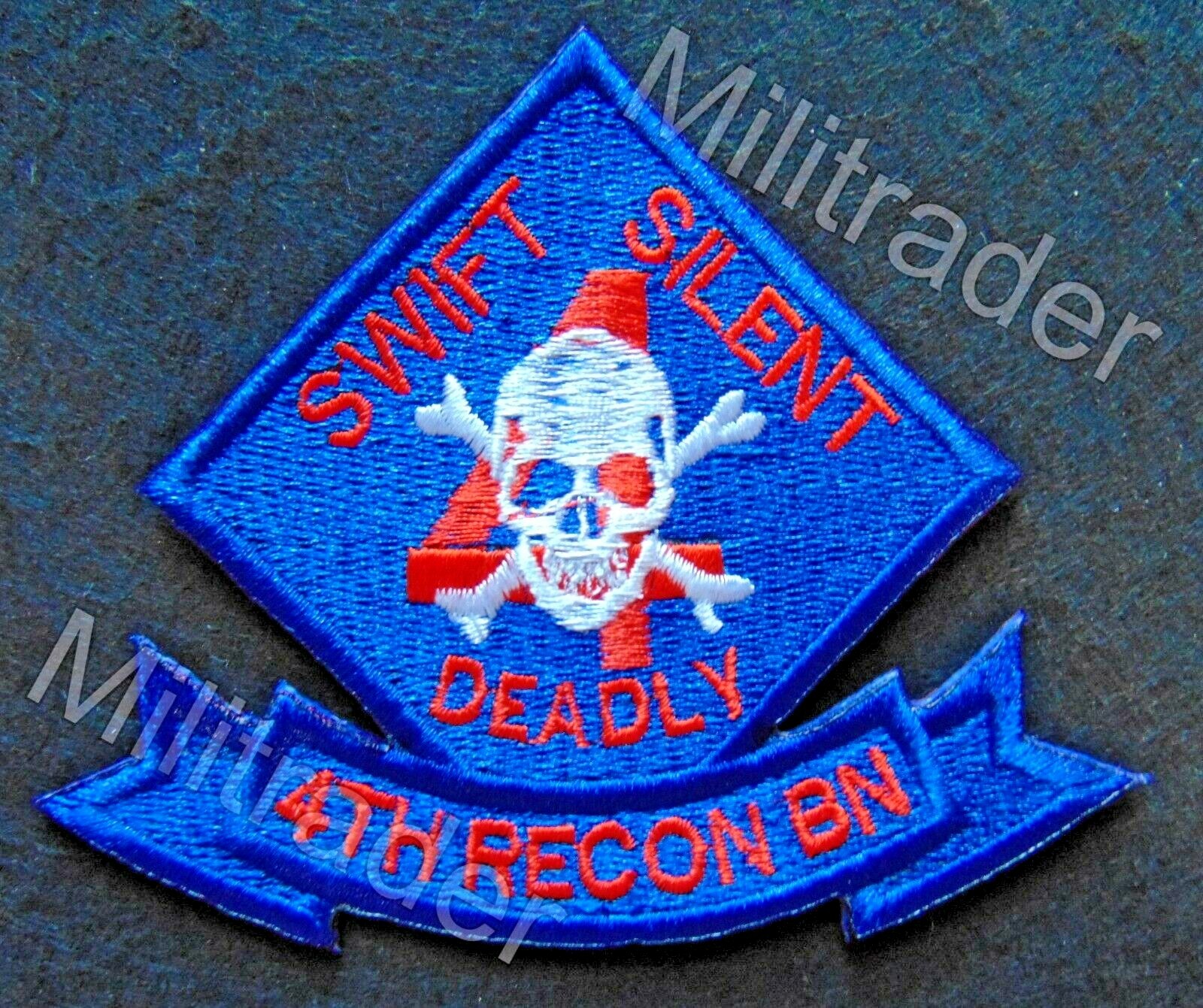 United States 4th Recon Battalion (BN) "Swift, Silent, Deadly" Patch | eBay