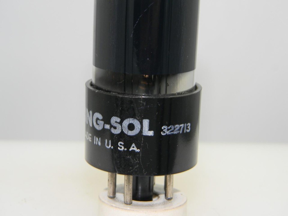 1947 Tung Sol 25L6GT Test Near NOS 8000gm Black Glass/Plate Serious ...