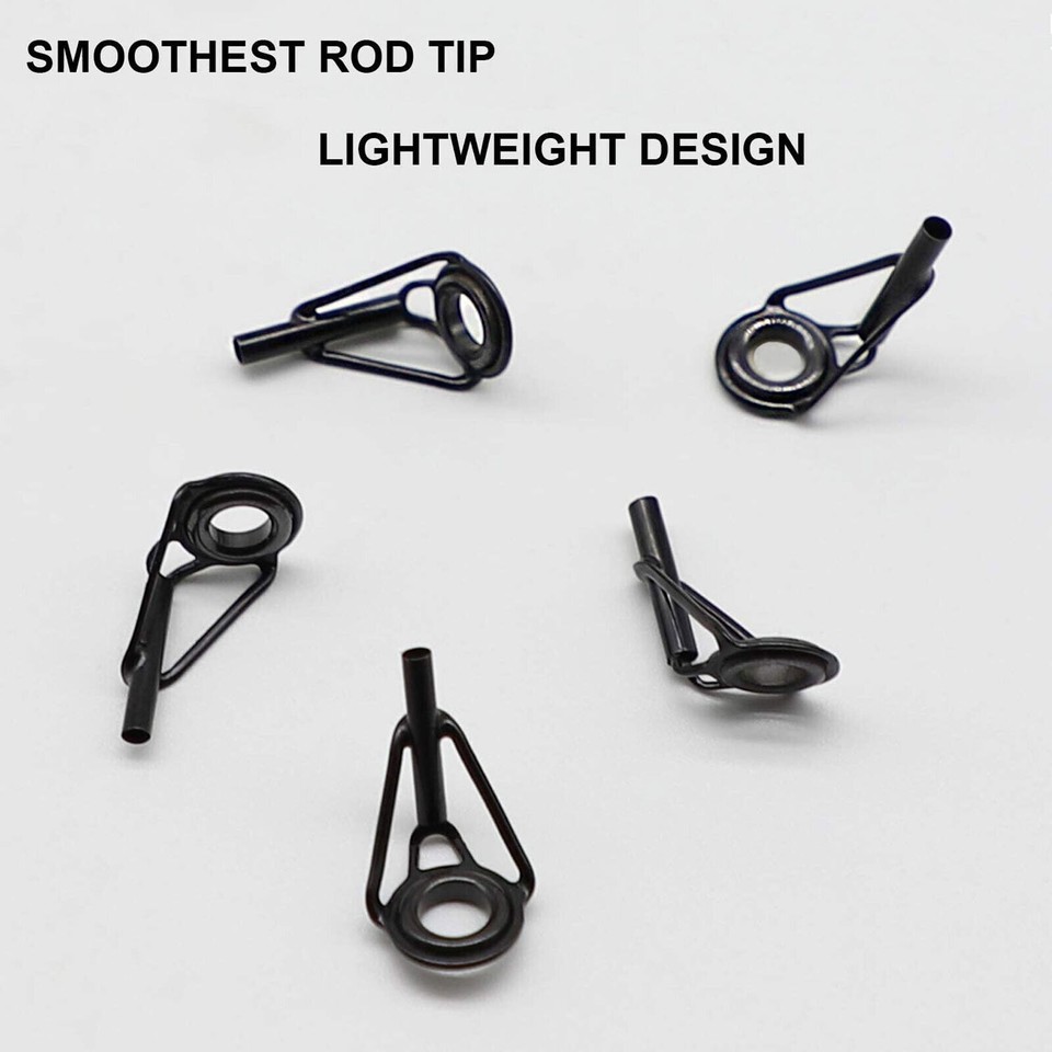 30pcs Fishing Kit Rod Tip Repair Kit Ceramic Ring Guide Rod Repair ...