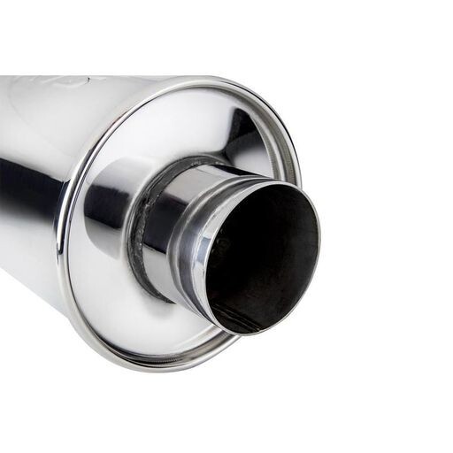 DC Sports Universal Unrestricted Round Muffler 3" Inlet 4" Outlet | eBay