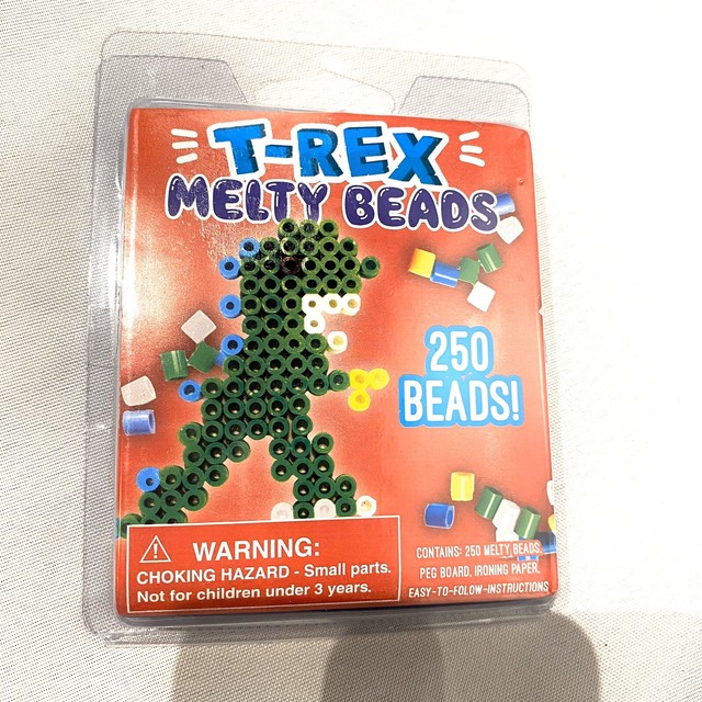 Melty Beads T-rex Dinosaur 250 Pcs DIY Kids Craft Kit Set for sale ...