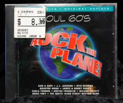 Rock The Planet📀Soul 60's CD Otis Redding Aretha Franklin Wilson ...