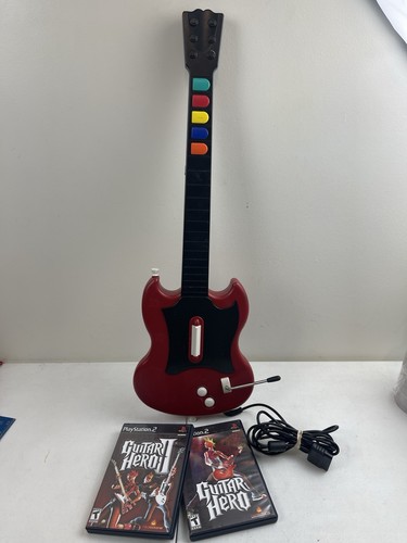 Guitar Hero Gibson SG Red Octane Wired Controller Playstation 2 PS2 | eBay