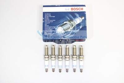Bosch Spark Plugs 6 x ZGR6STE2 / 121200375244 For BMW 135i 3.0L 2008 ...