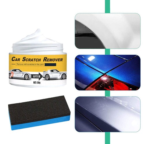 50g Car Wax Polish Scratch Remover Polishing Scratch Remover Cleaner ...
