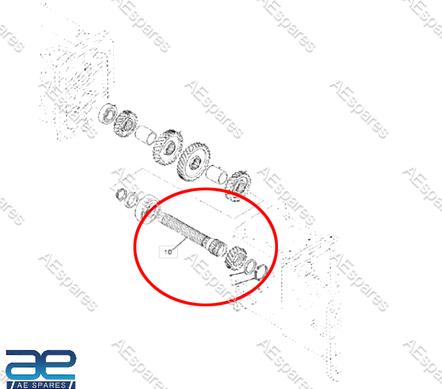 For John Deere Tractor Transmission Drive Shaft R138266 R136338 R130362 ...