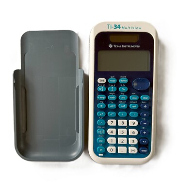 Texas Instruments TI-34 MultiView Scientific Calculator - Blue/White | eBay