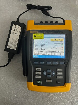 Fluke 435 Three Phase Power Quality Analyzer with Oem Power Adapter | eBay